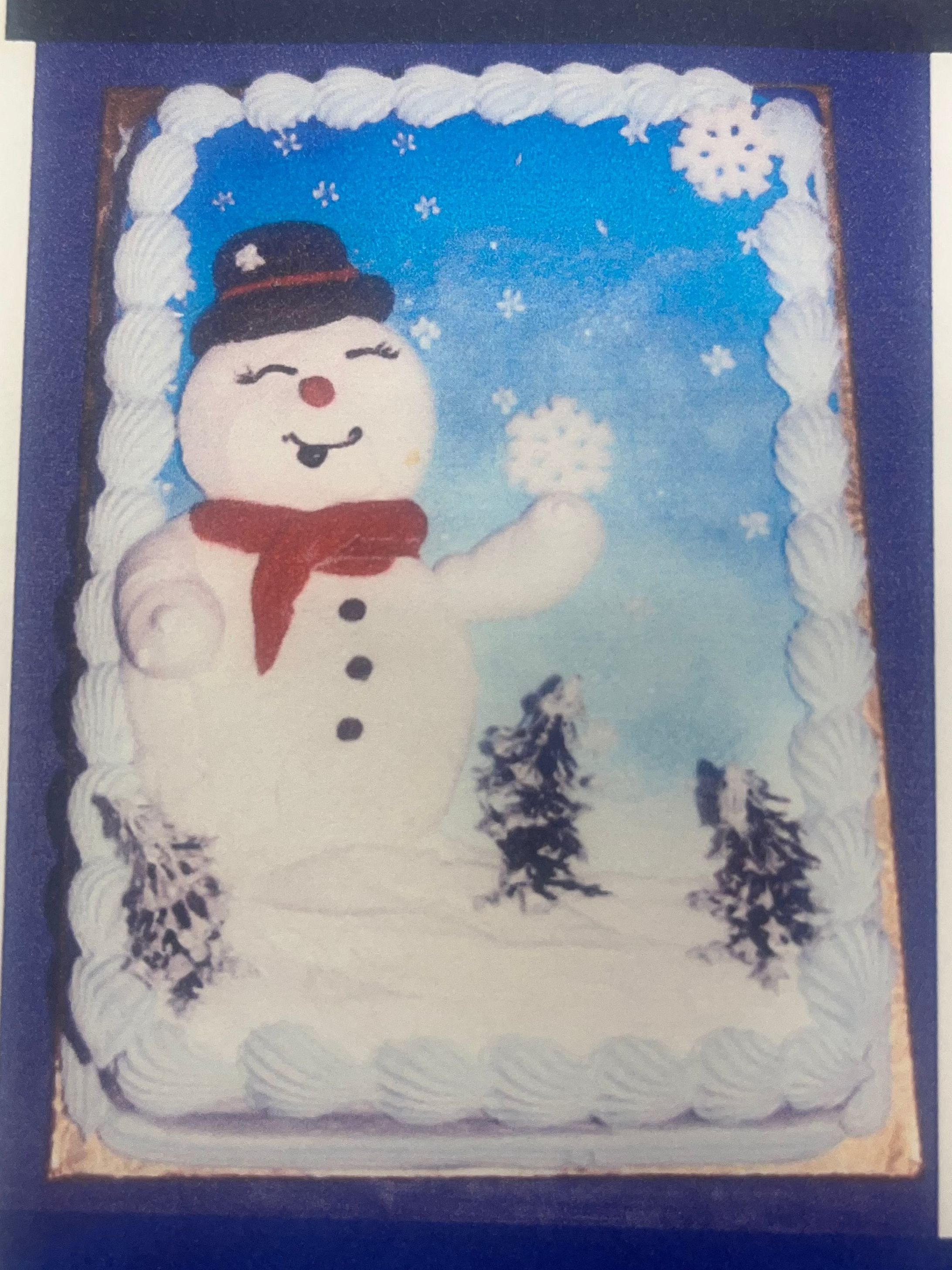 Snowman Cake – McArthur's Bakery